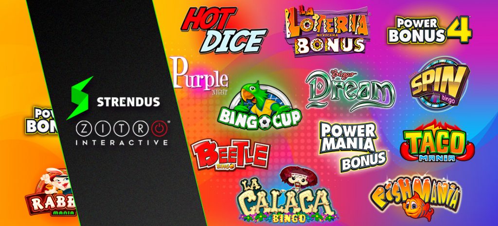 Zitro’s Interactive Games Arrive at Strendus - Zitrogames